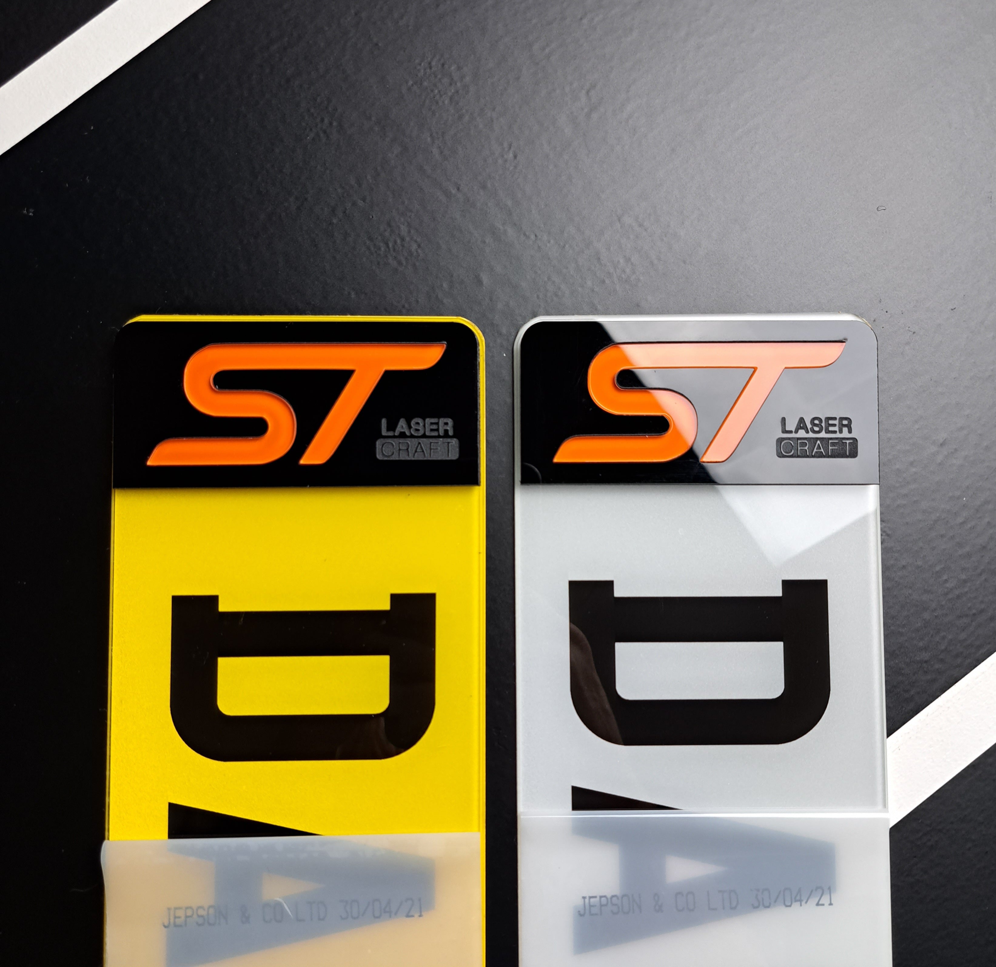 Number Plate badges – LASER CRAFT SHOP