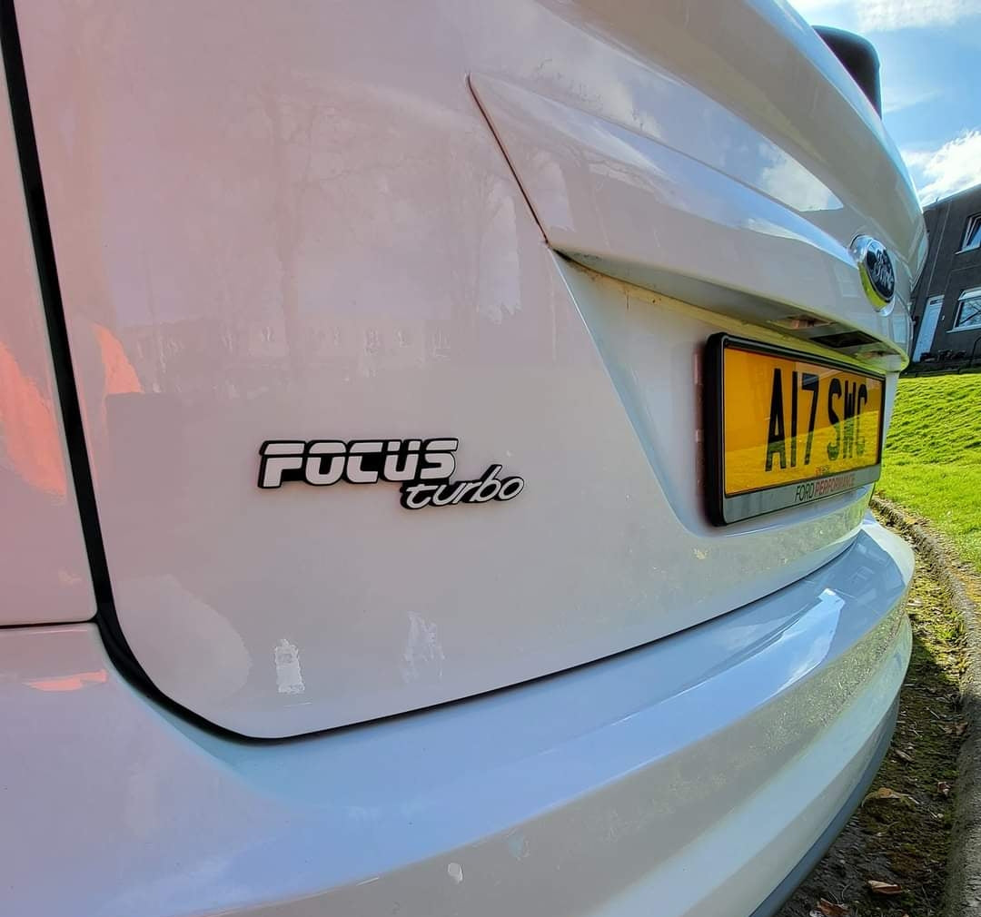 Ford Focus Turbo boot badge – LASER CRAFT SHOP