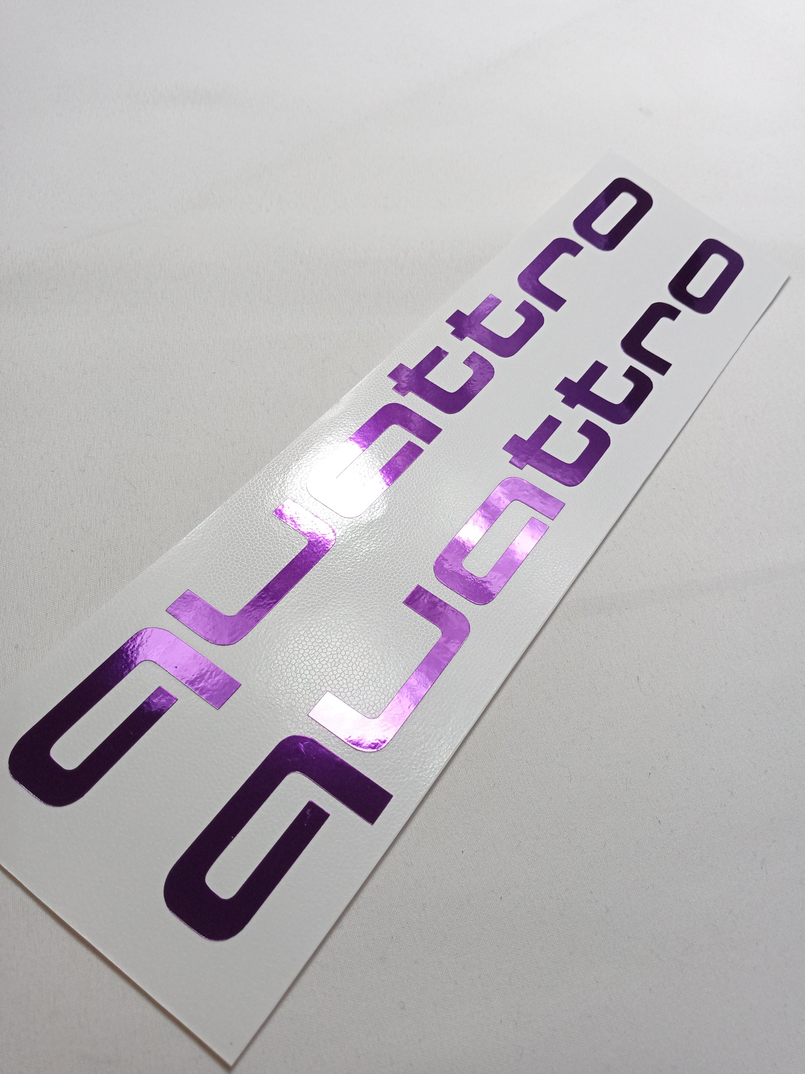 Audi Quattro decals – LASER CRAFT SHOP